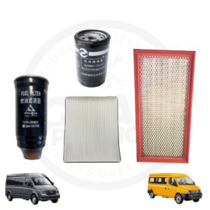 KIT DE FILTROS PARA MAXUS V80 2.5LT - Autopartes Gran Pacífico